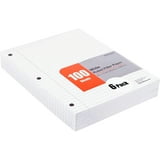 Filler Paper 600 Sheets (6pks of 100) - Wide Ruled (8n x 10in) - 3 Hole ...