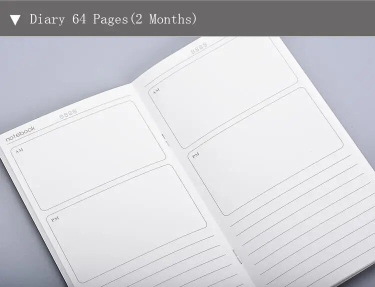 Filler Papers Note Core For Midori Travelers' Notebook Monthly Weekly ...