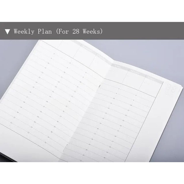 Filler Papers Note Core For Midori Travelers' Notebook Monthly Weekly ...