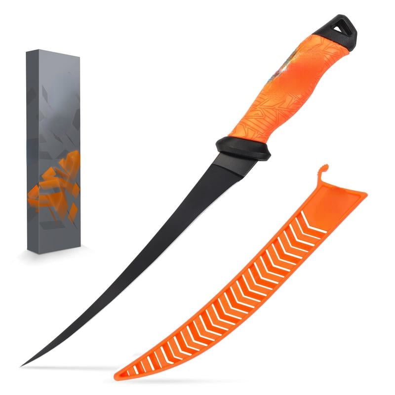 Fillet Knife and Bait Knife, Razor Sharp G4116 German Stainless-Steel ...