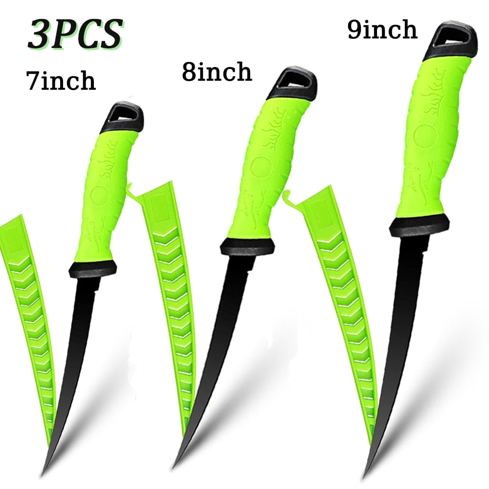 Fillet Knife for Fish Sharp Petrified Fish Knives Set High Carbon Steel ...