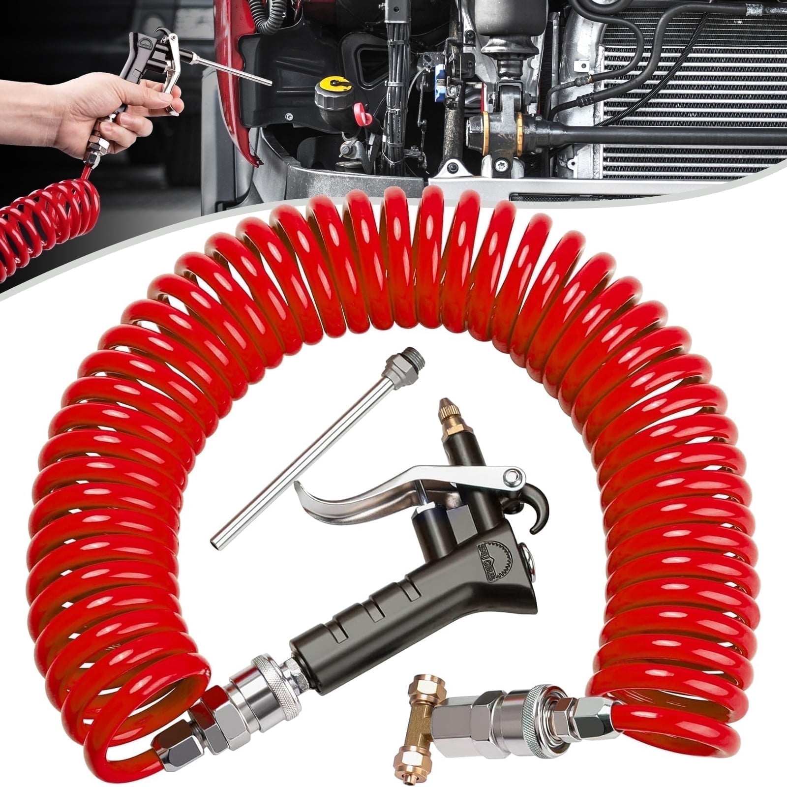 SPBTAR Air Blower Gun, Heavy Duty Compressed Air Duster Blow Gun with ...