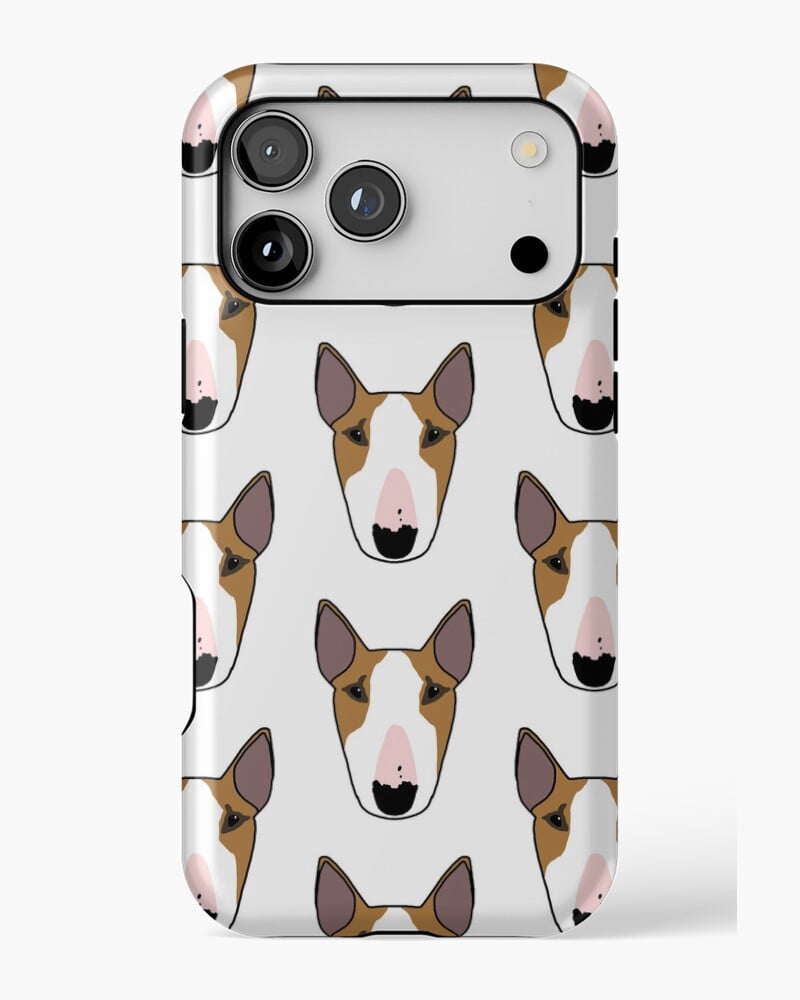 Filly The Bull Terrier H1805 Premium Durable Case for iPhone 17 16 15 ...