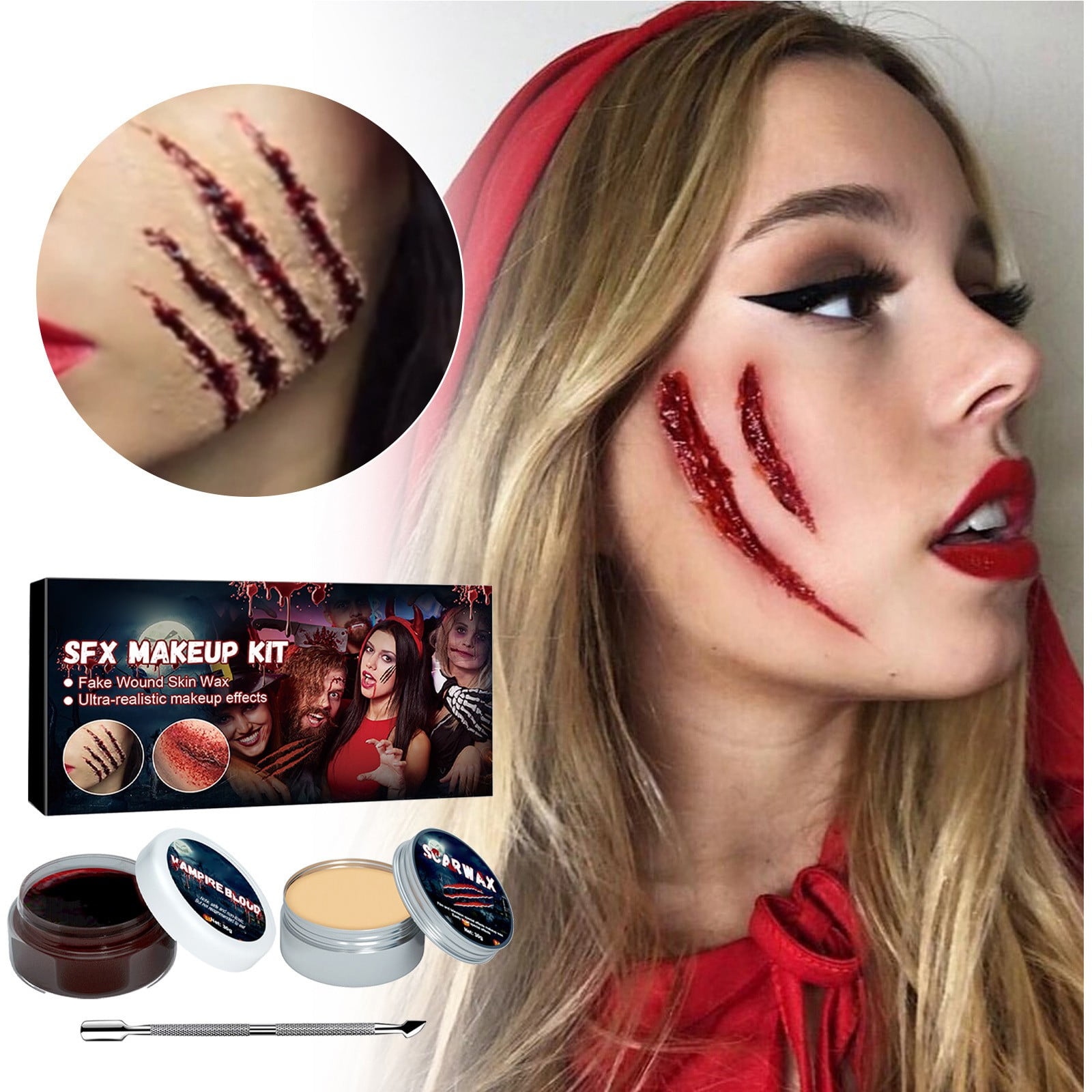 Film And Television Special Effects Makeup Simulation Wound Fake Makeup ...
