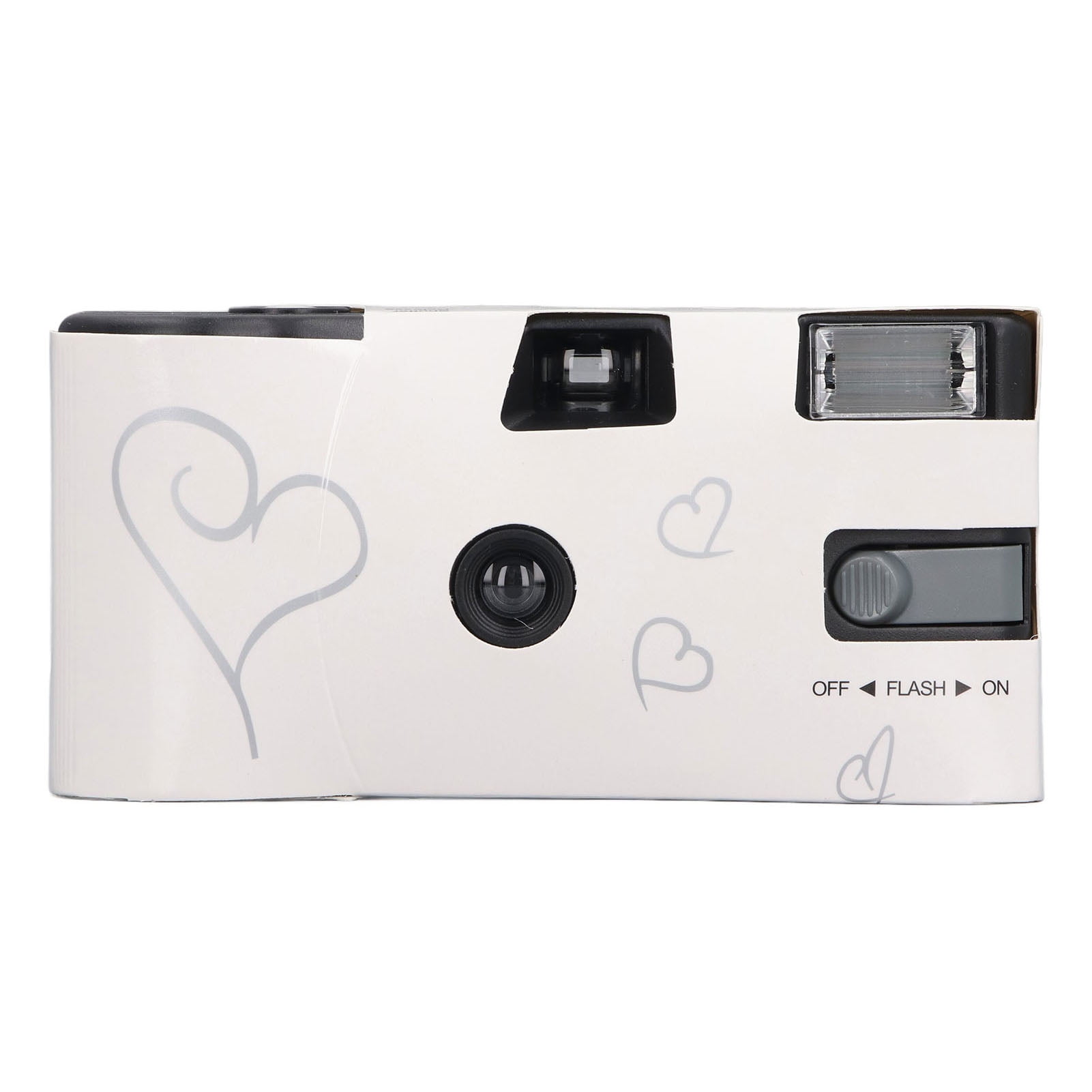 Film Camera, Flash Single Use Camera ABS Paper Retro Portable With 27 ...