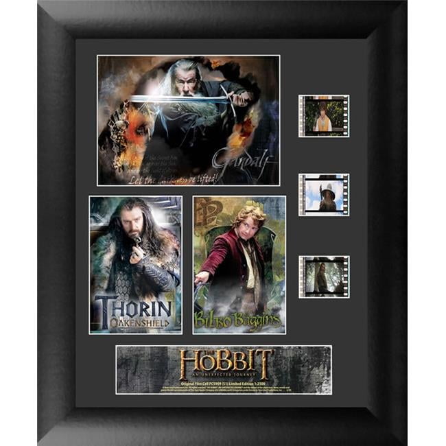 Film Cells Hobbit An Unexpected Journey - S1 - 3 Cell Std - Black MDF ...