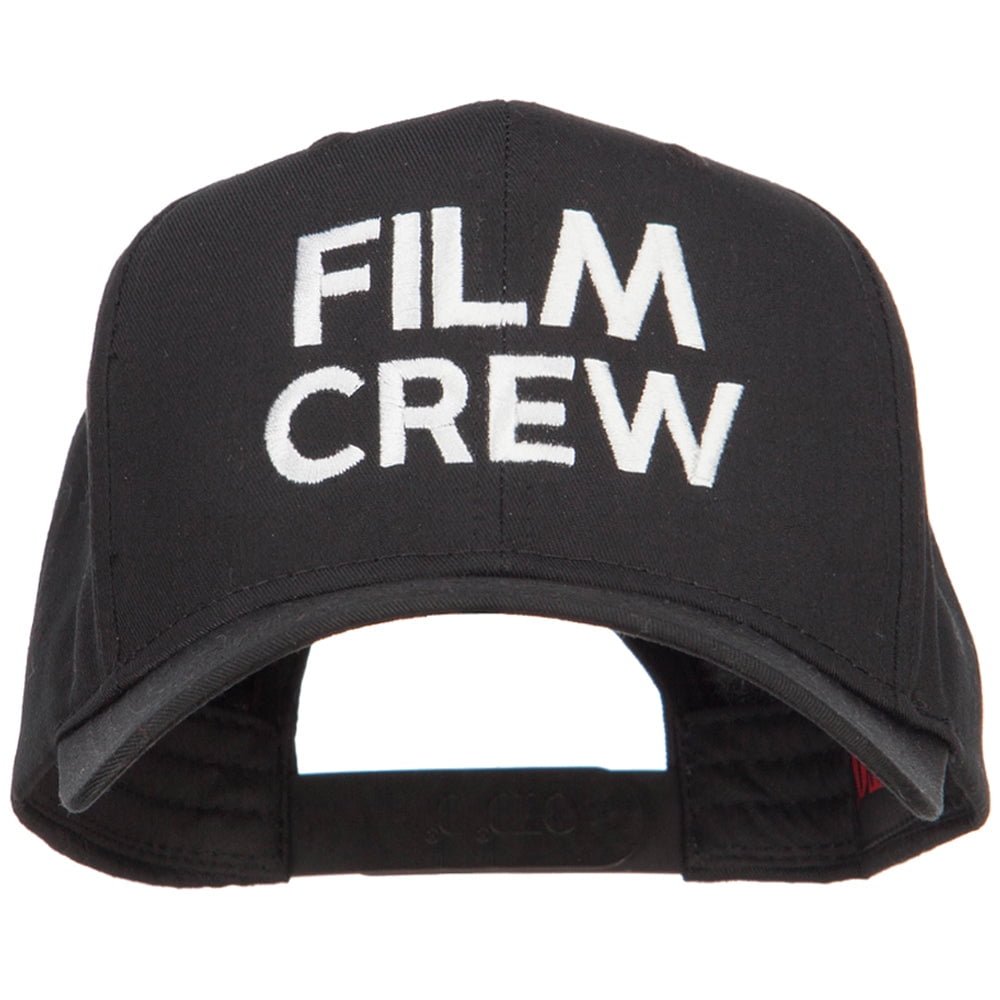 Film Crew Embroidered Twill Pro Cap - Black OSFM - Walmart.com