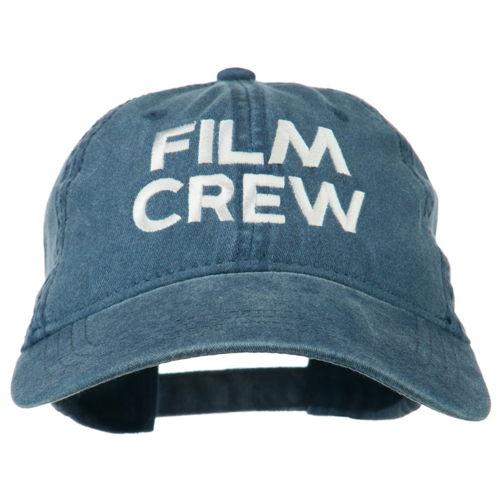 Film Crew Embroidered Washed Cap - Navy OSFM - Walmart.com