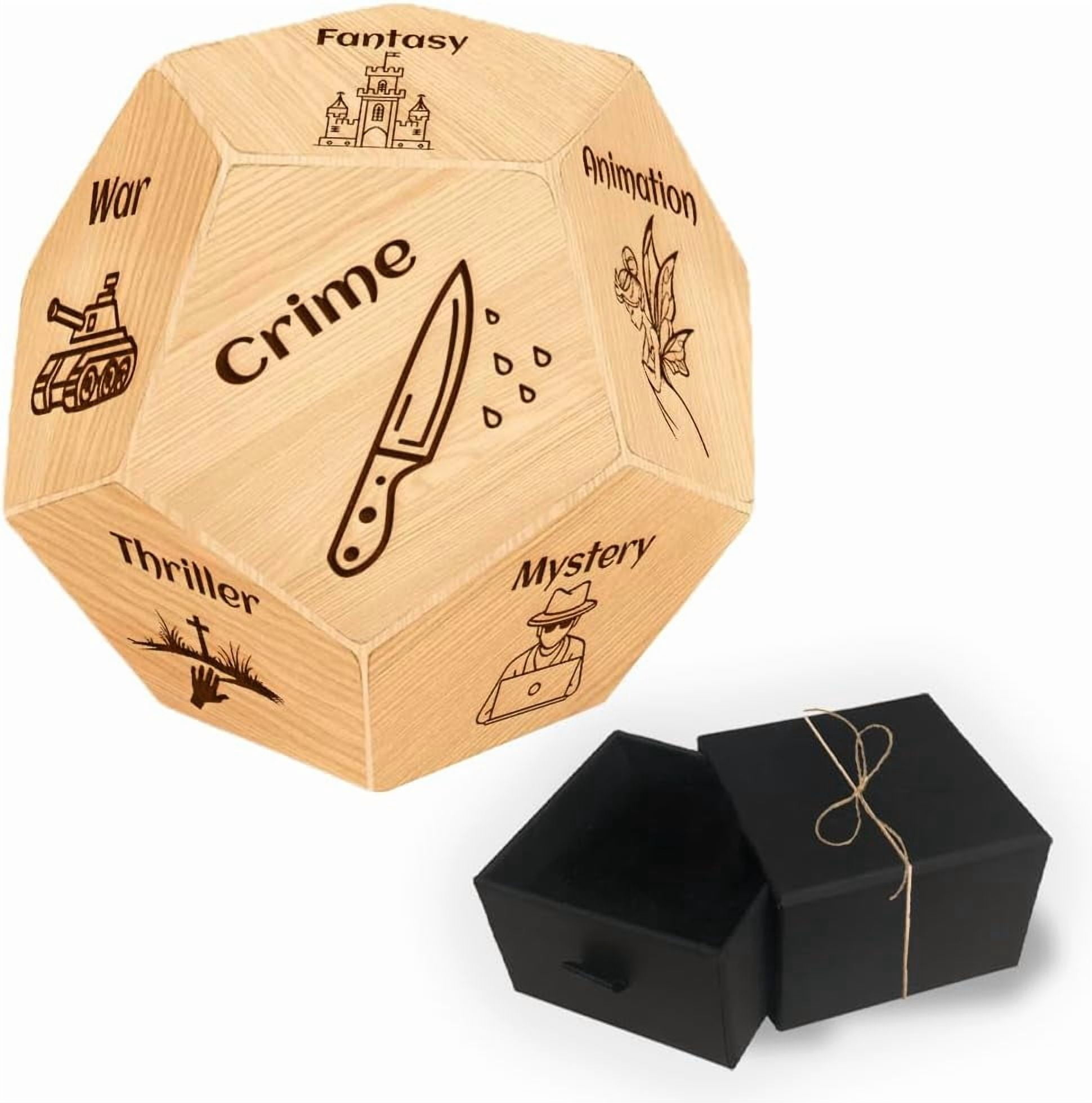Film Decision Dice Couples Gift Ideas Wooden Decision Dice Games Film ...