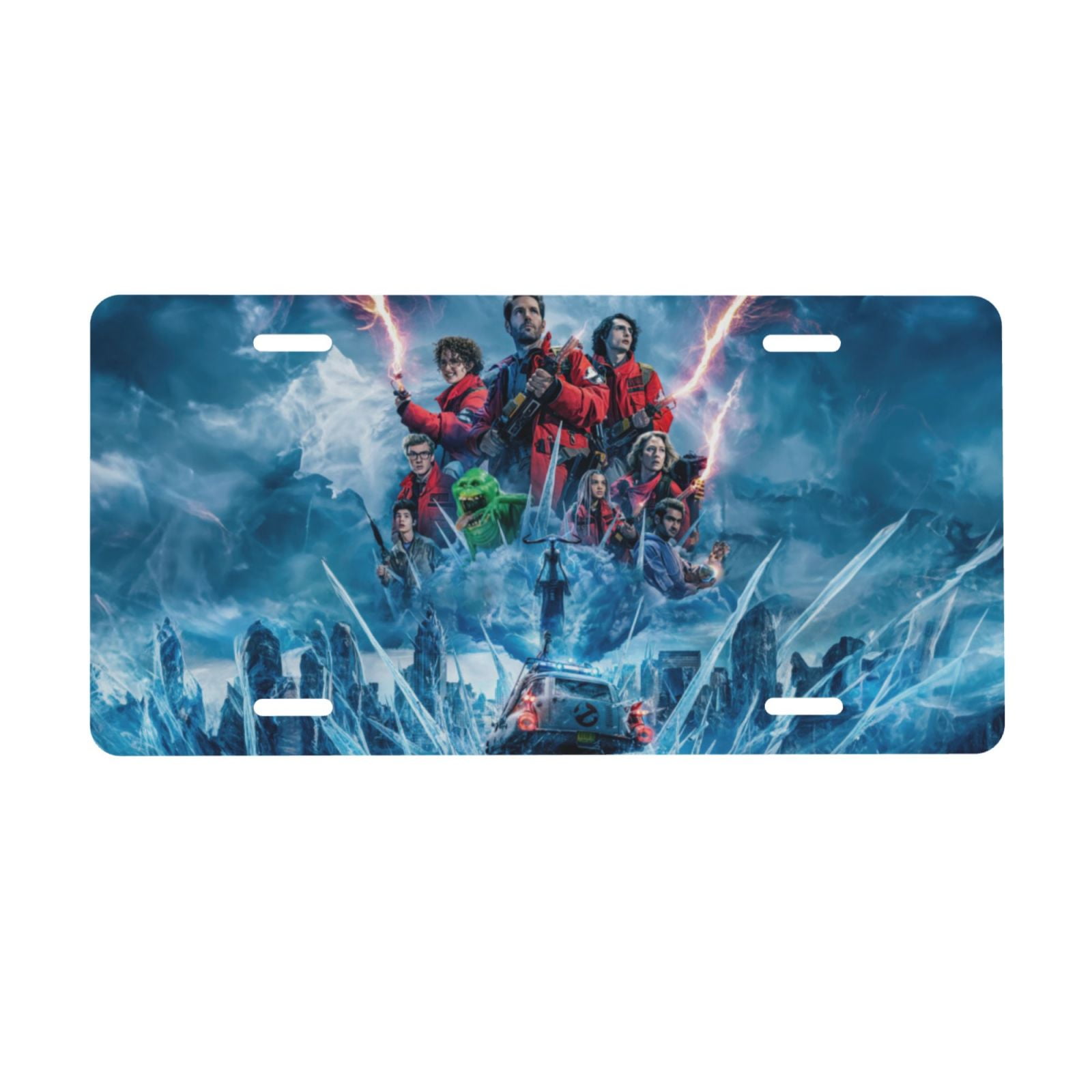 Film Ghostbusters Frozen Empire License Plate Cover Aluminum Novelty ...