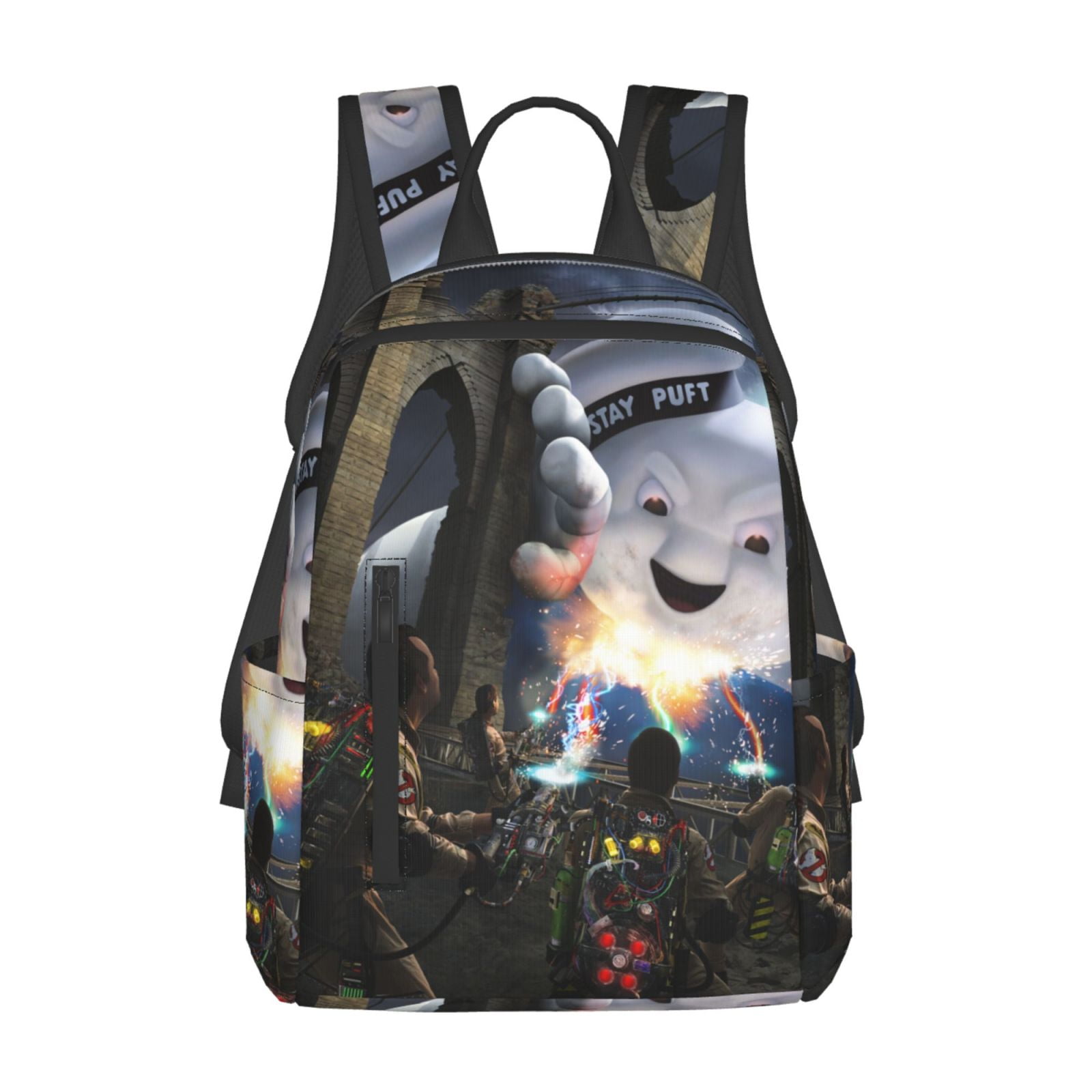 Film Ghostbusters Stay Puft Backpack Student School Bag Bookbag Satchel ...
