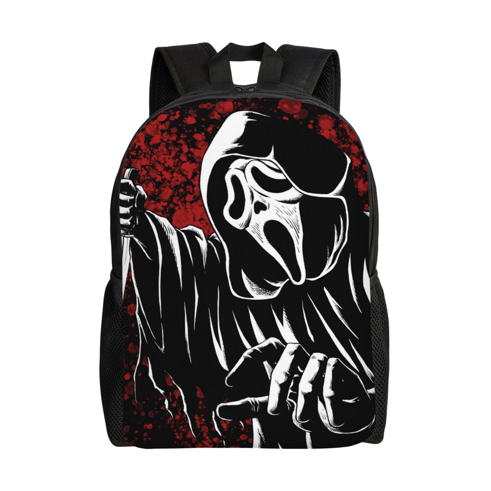 Film Ghostface Scream Backpack Casual Adjustable Bookbag School Bag ...