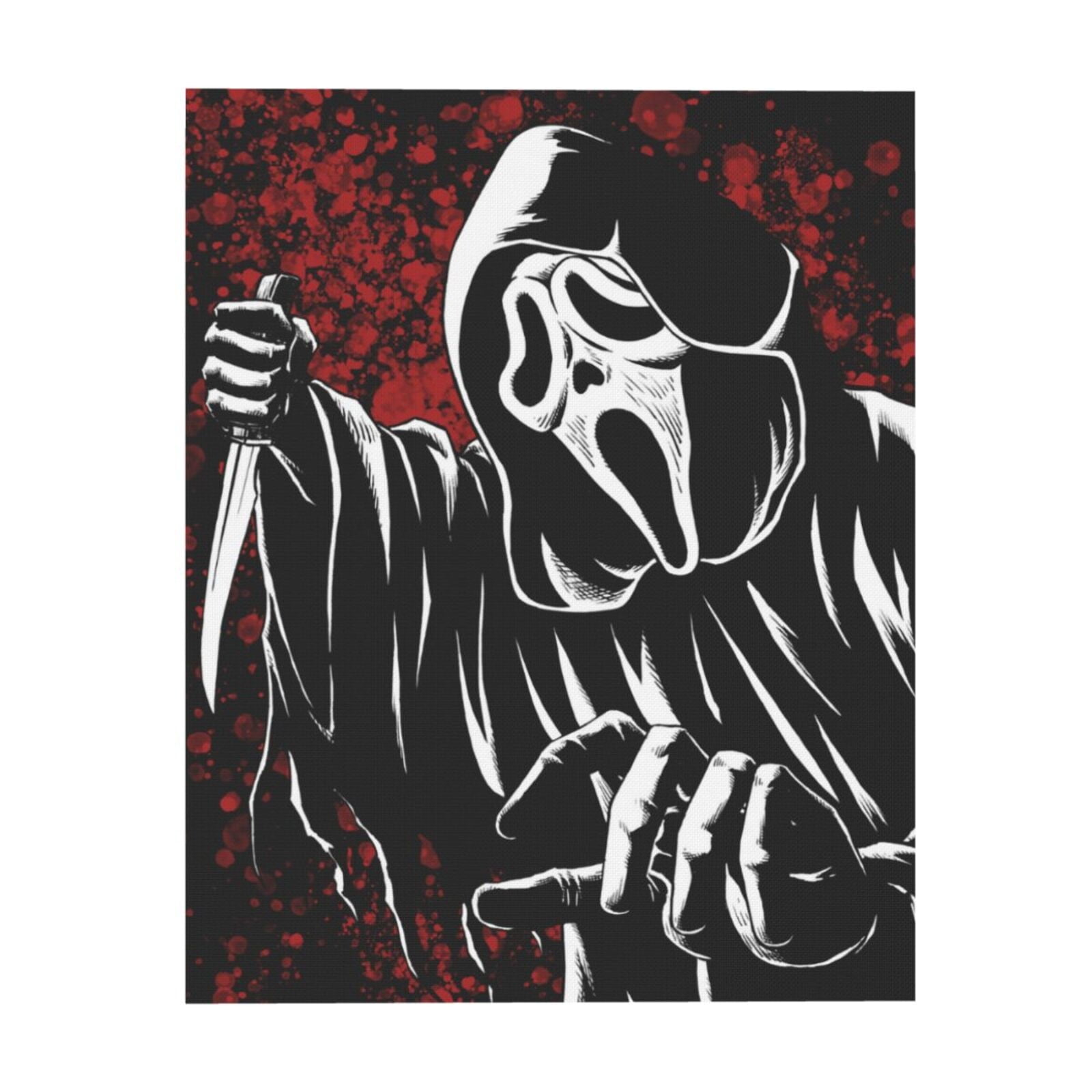 Film Ghostface Scream Canvas Decorative Poster Art Picture Painting ...