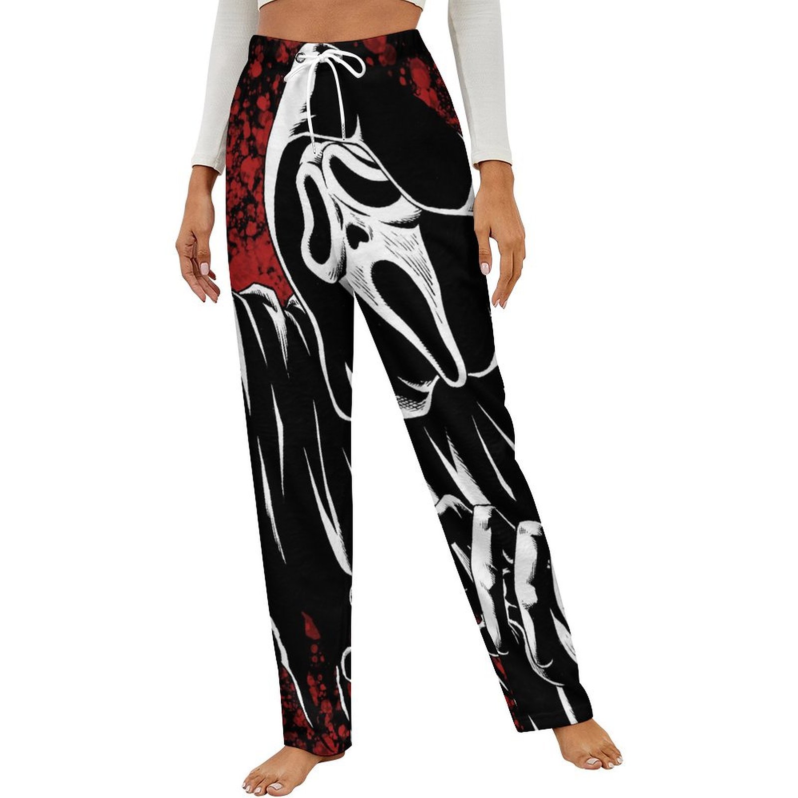 Film Ghostface Scream Flannel Women's Pajama Pants Bottoms Sleepwear ...