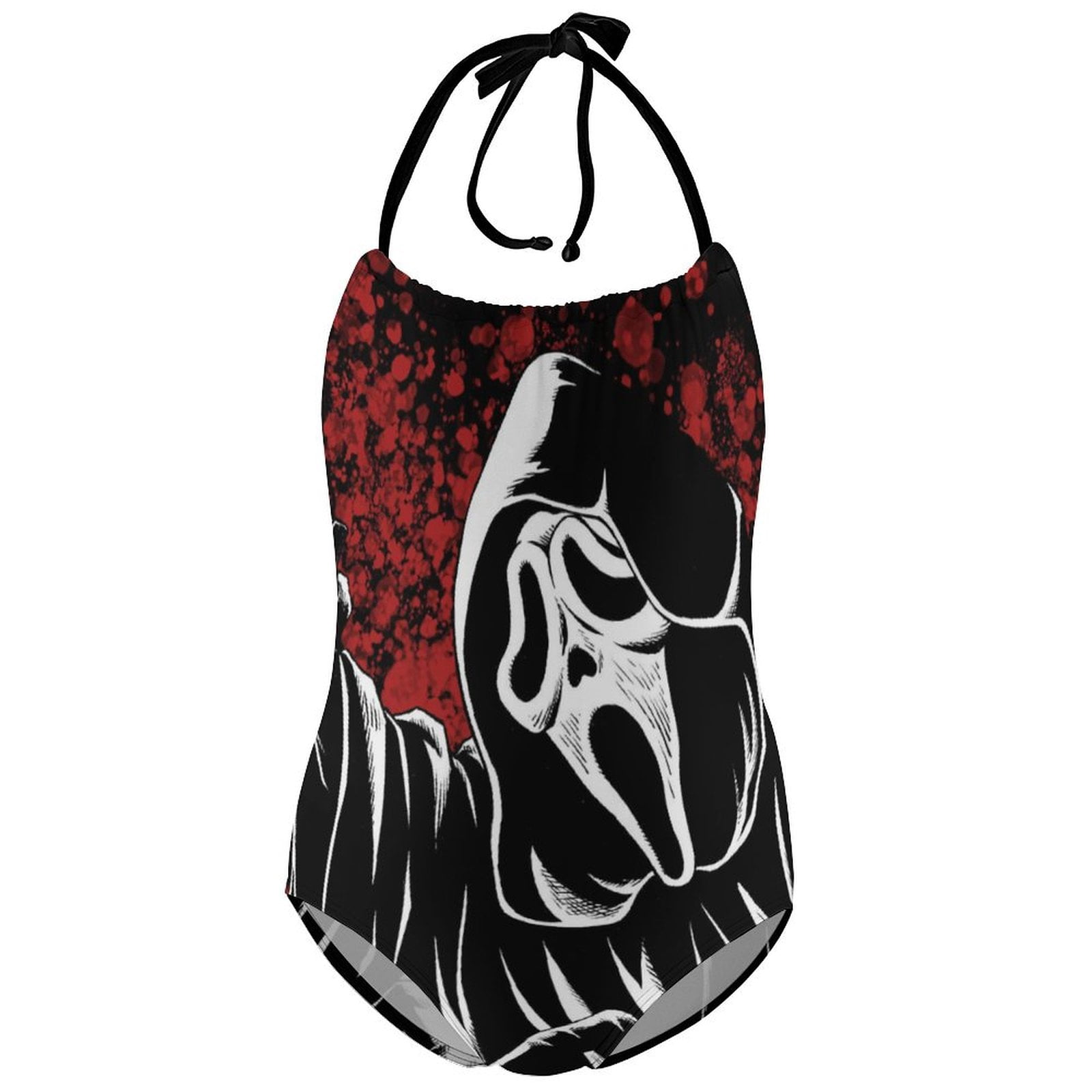 Film Ghostface Scream Girls One-piece Swimsuit Summer Kid's Beach ...