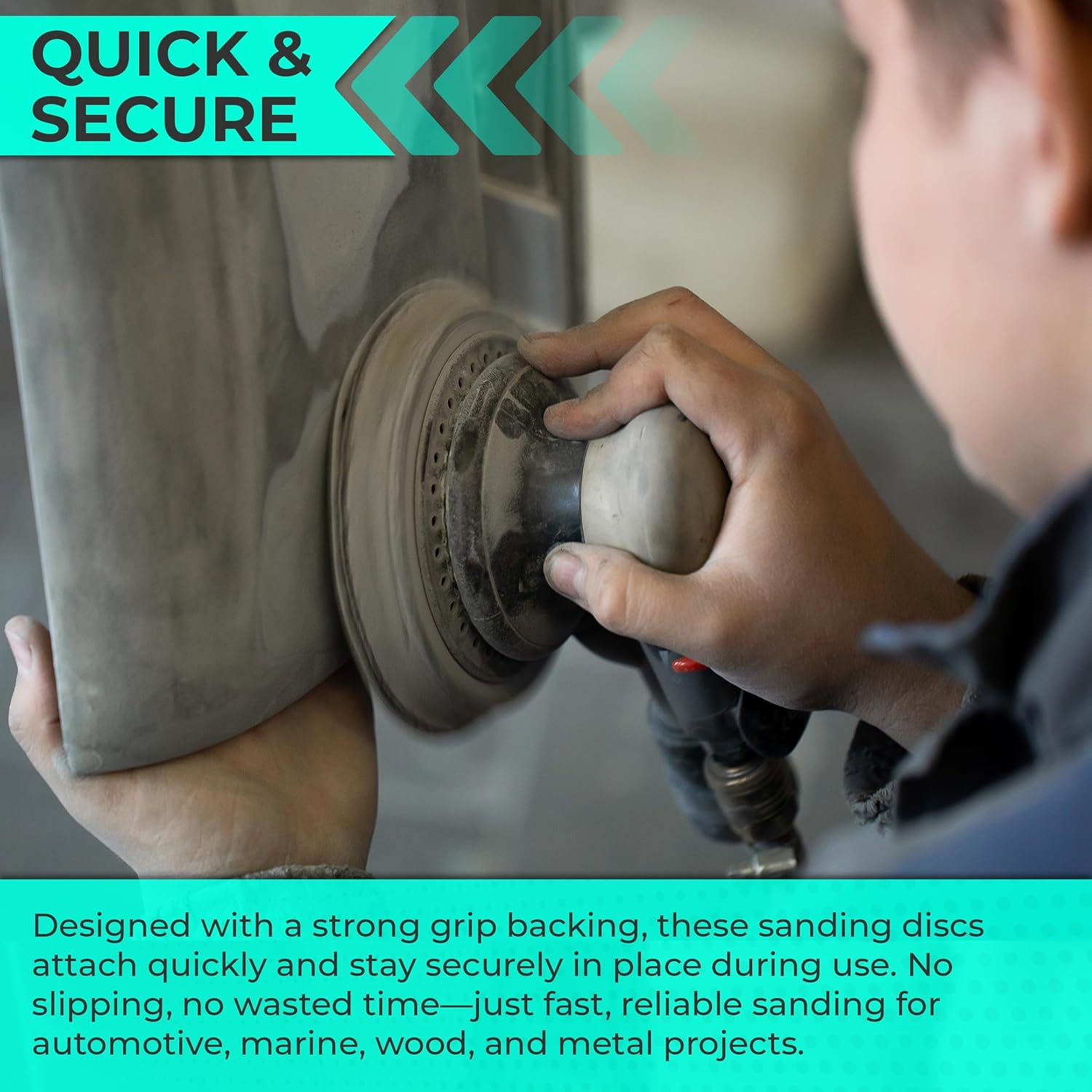 Film Grip No Hole 6 Inch Discs - 40 Grit, Premium Aluminum Oxide ...