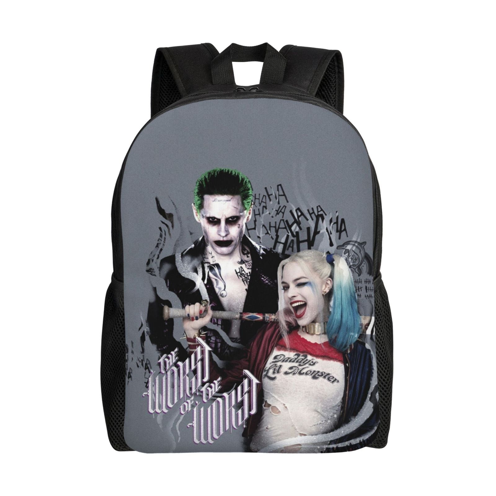 Film Harley Quinn Joker Backpack Lightweight Unisex Basic Daypack ...