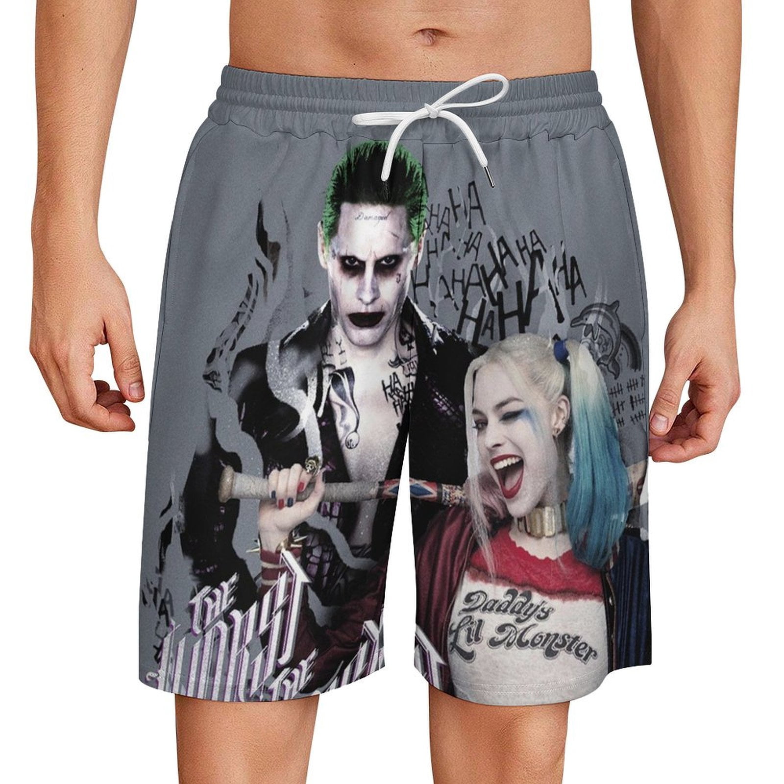 Film Harley Quinn Joker Short Sweatpants Summer Daily Cozy Lounge ...