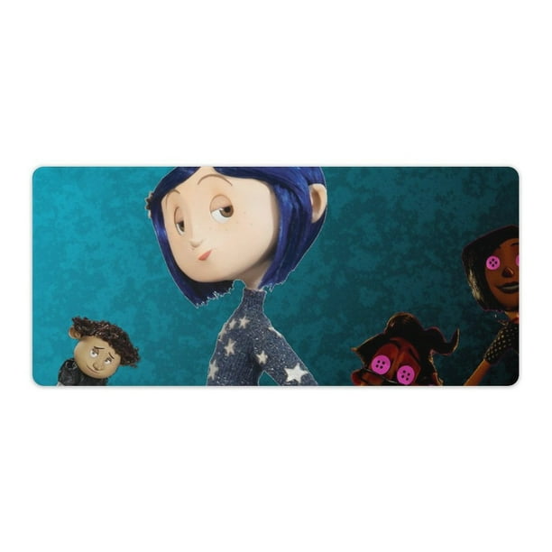 Film Horror Coraline Extended Gaming Mouse Pad No-sliped Large Desk Mat ...