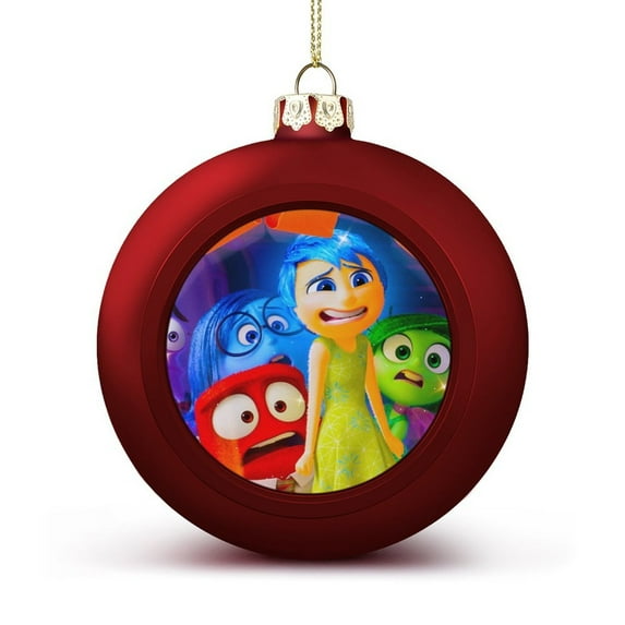 Film Inside Out Christmas Balls Decoration Xmas Gift Sparkling ...