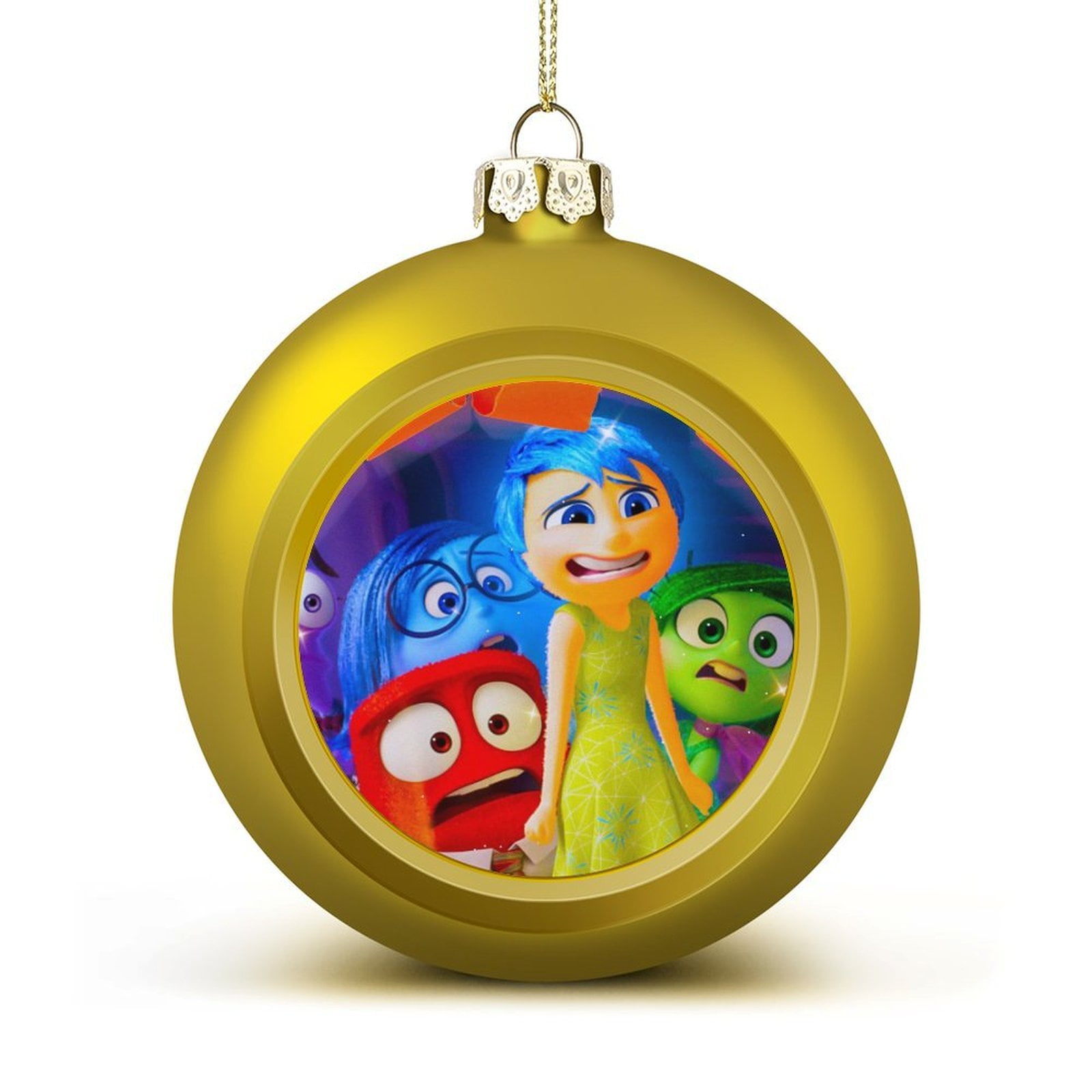 Film Inside Out Christmas Balls Decoration Xmas Gift Sparkling ...