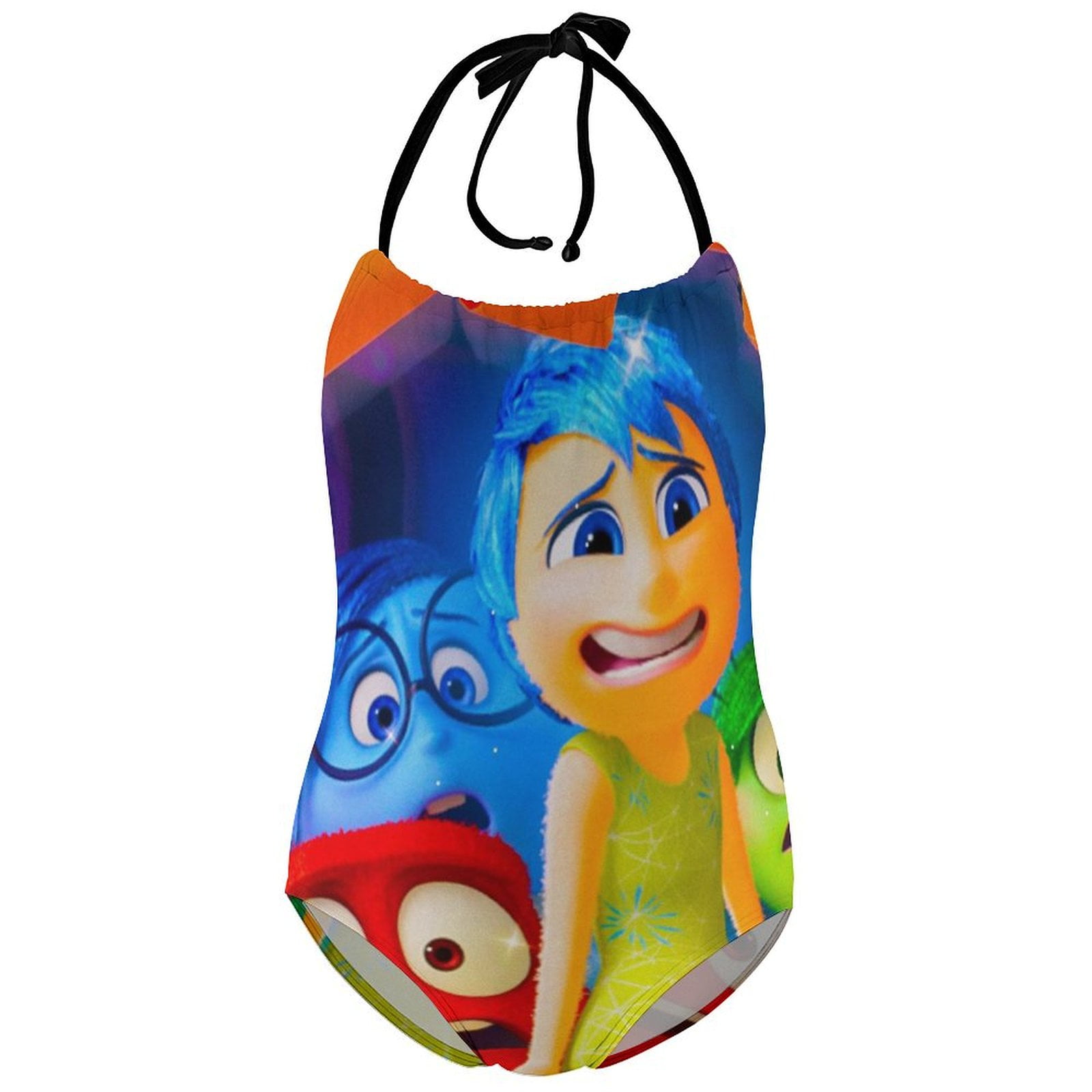 Film Inside Out Girl's Swimsuit One-piece Summer Hawaii Beach Kid's ...