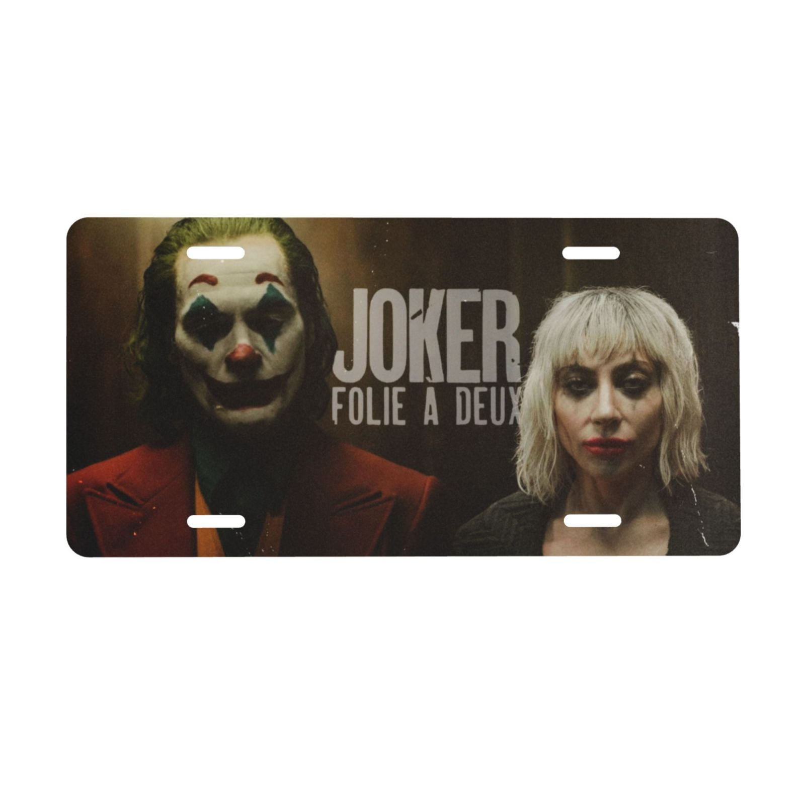 Film Joker Folie a Deux License Plate Cover Aluminum Novelty Vanity Tag ...