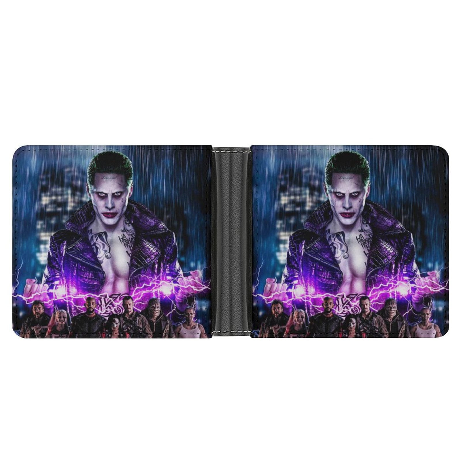 Film Joker Harley Quinn PU Leather Bifold Wallet Money Organizers Gift ...