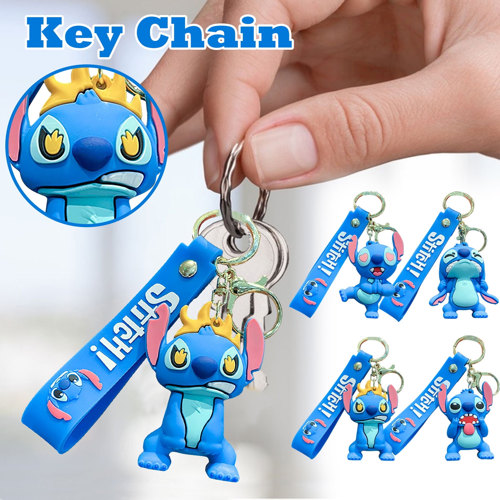 Film: Lilo & Stitch- Our lovely Stitch is Being Weird Key Chain ...