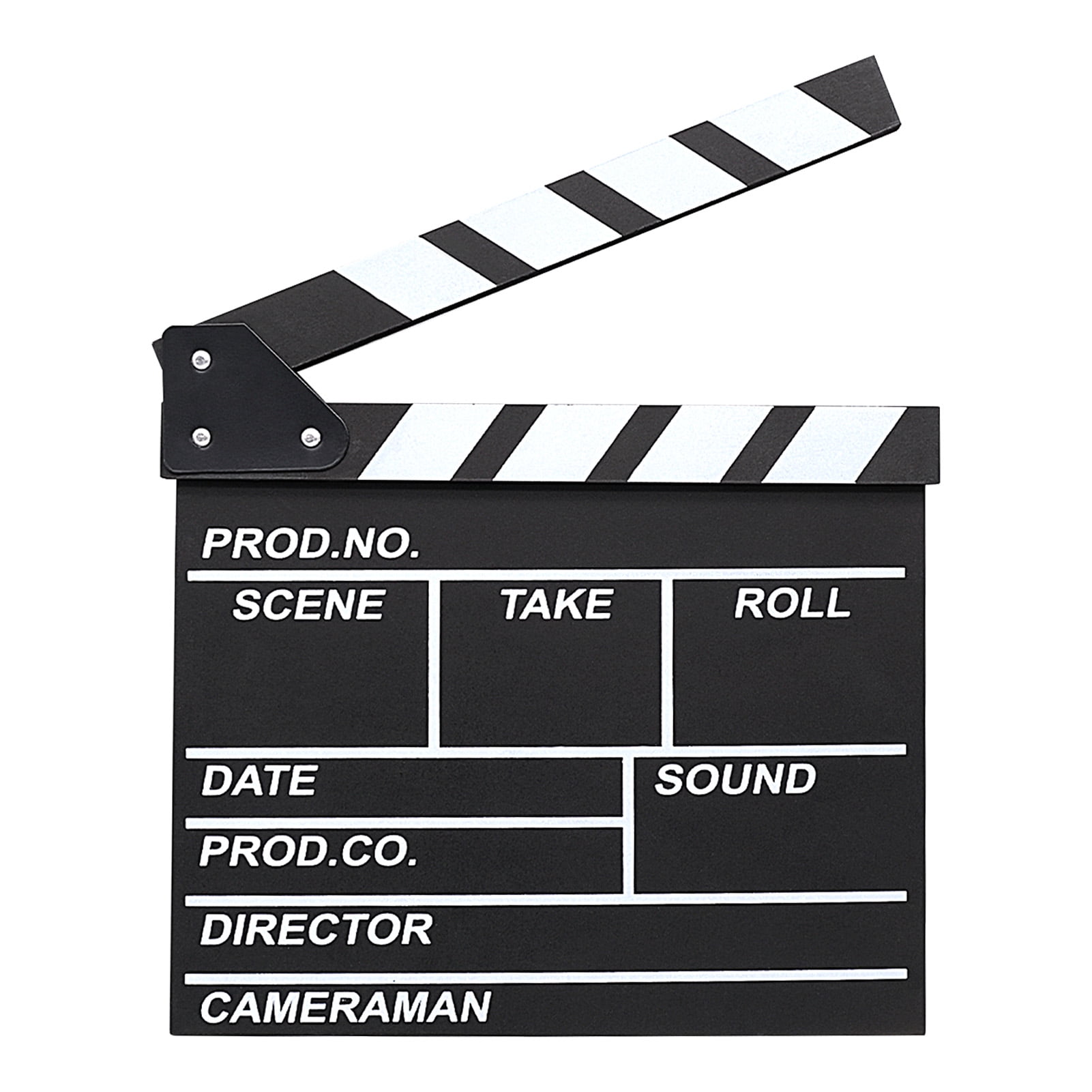 Film Movie Action Scene Clap Board Black Acrylic for Shoot Props ...