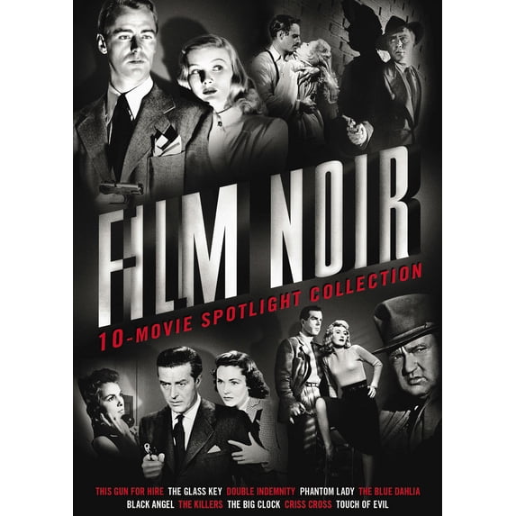 Film Noir 10-Movie Spotlight Collection (Box Set) [DVD] - Walmart.com