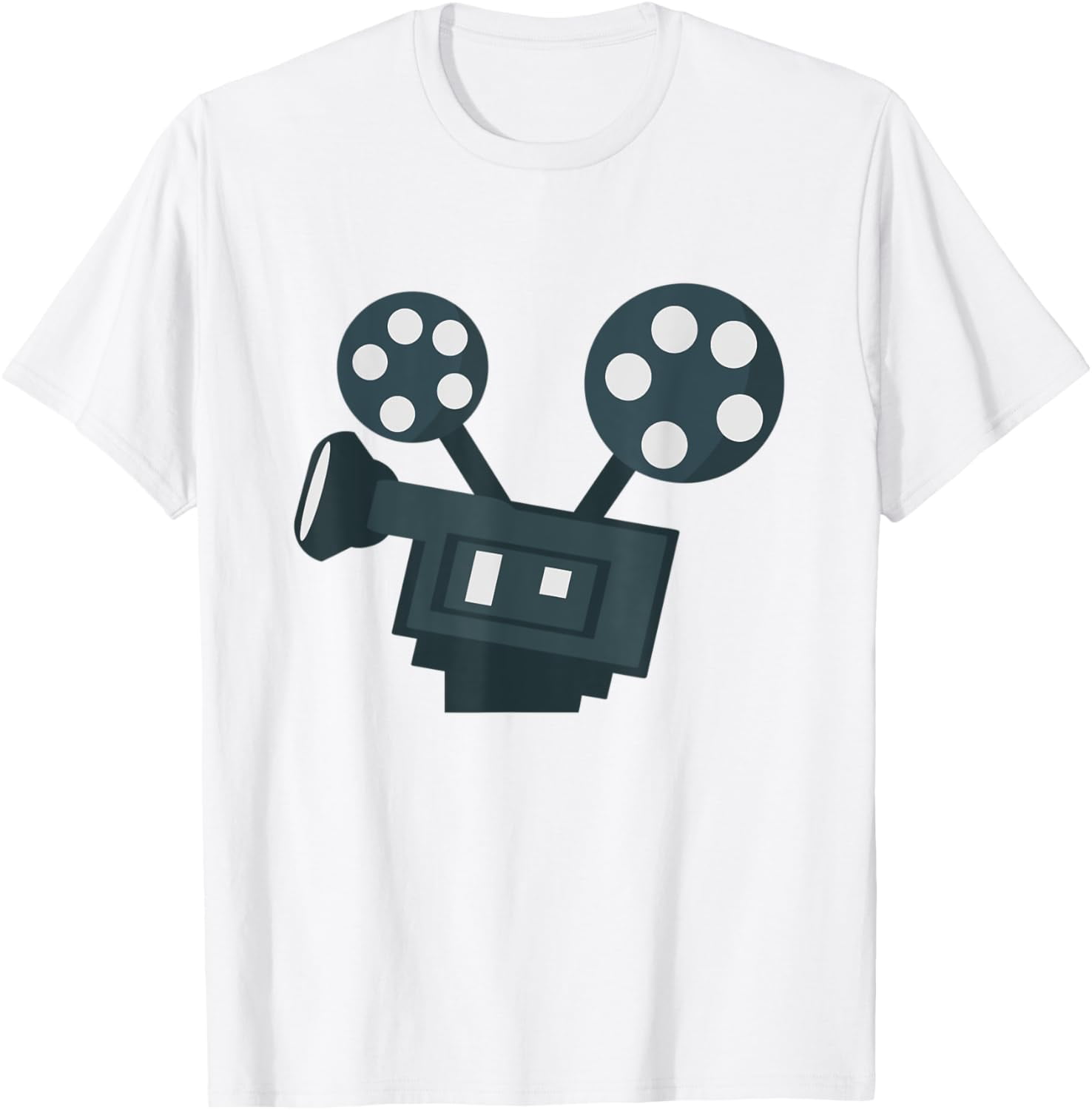 Film Projector Costume T-Shirt men and women can wear, black, white ...
