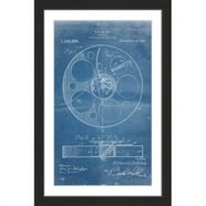 "Paint Brush 1873 Blueprint" Framed Painting Print - Walmart.com
