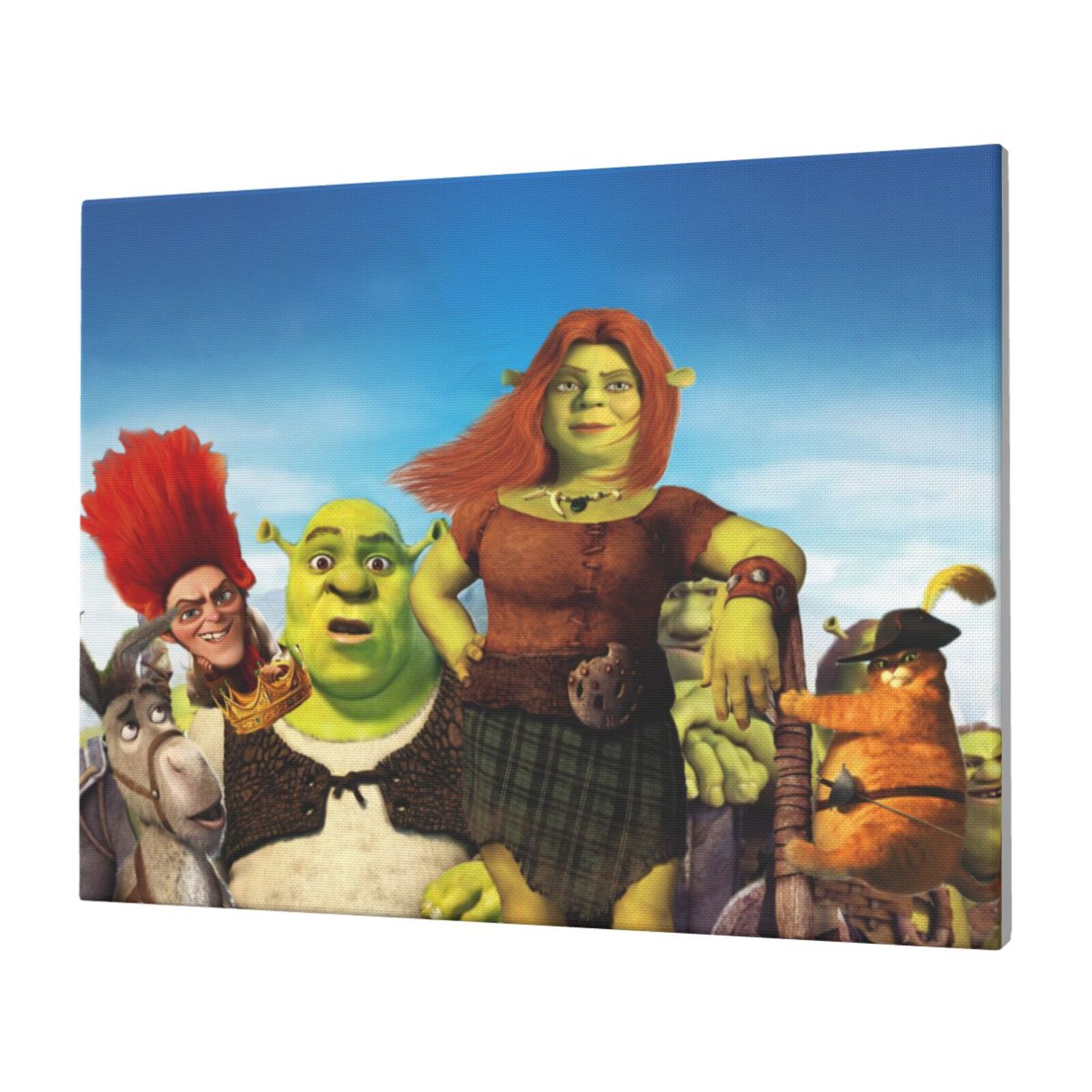 Film Shrek Canvas Decorative Picture Frame Wall Poster Art Painting ...