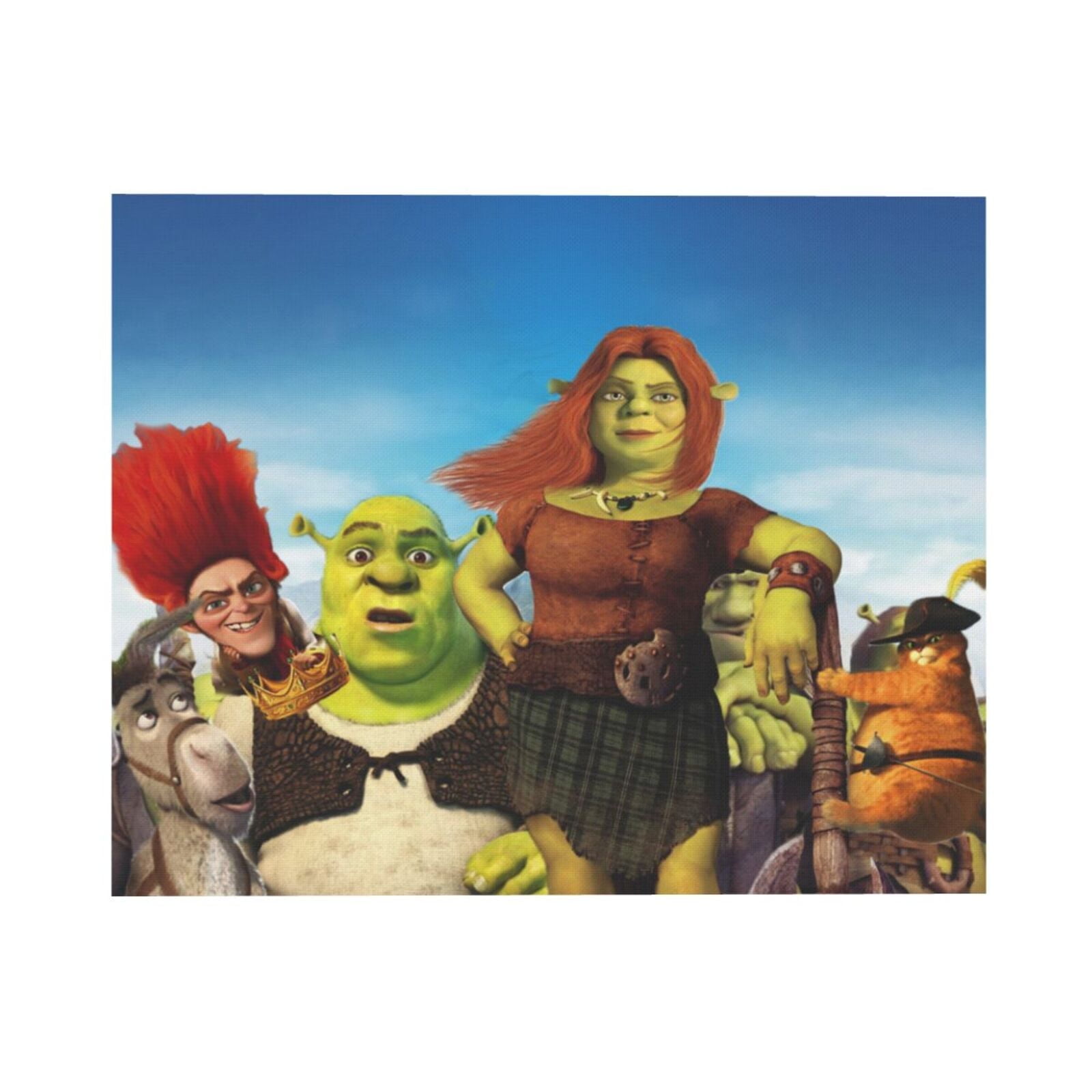 Film Shrek Canvas Decorative Poster Gift Art Picture Painting Bedroom ...