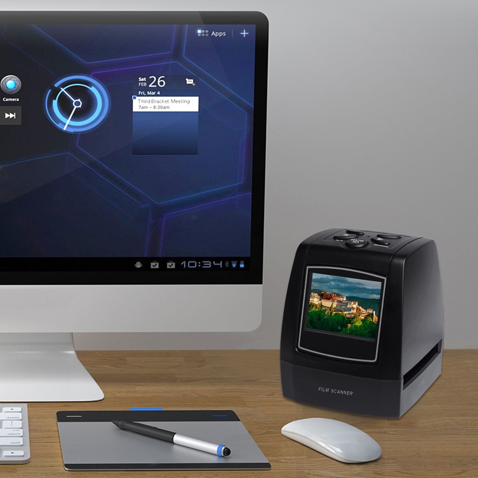 Film Slide Scanner, 10MP Digital Converter, Built-in 128MB Memory + 2.4 ...