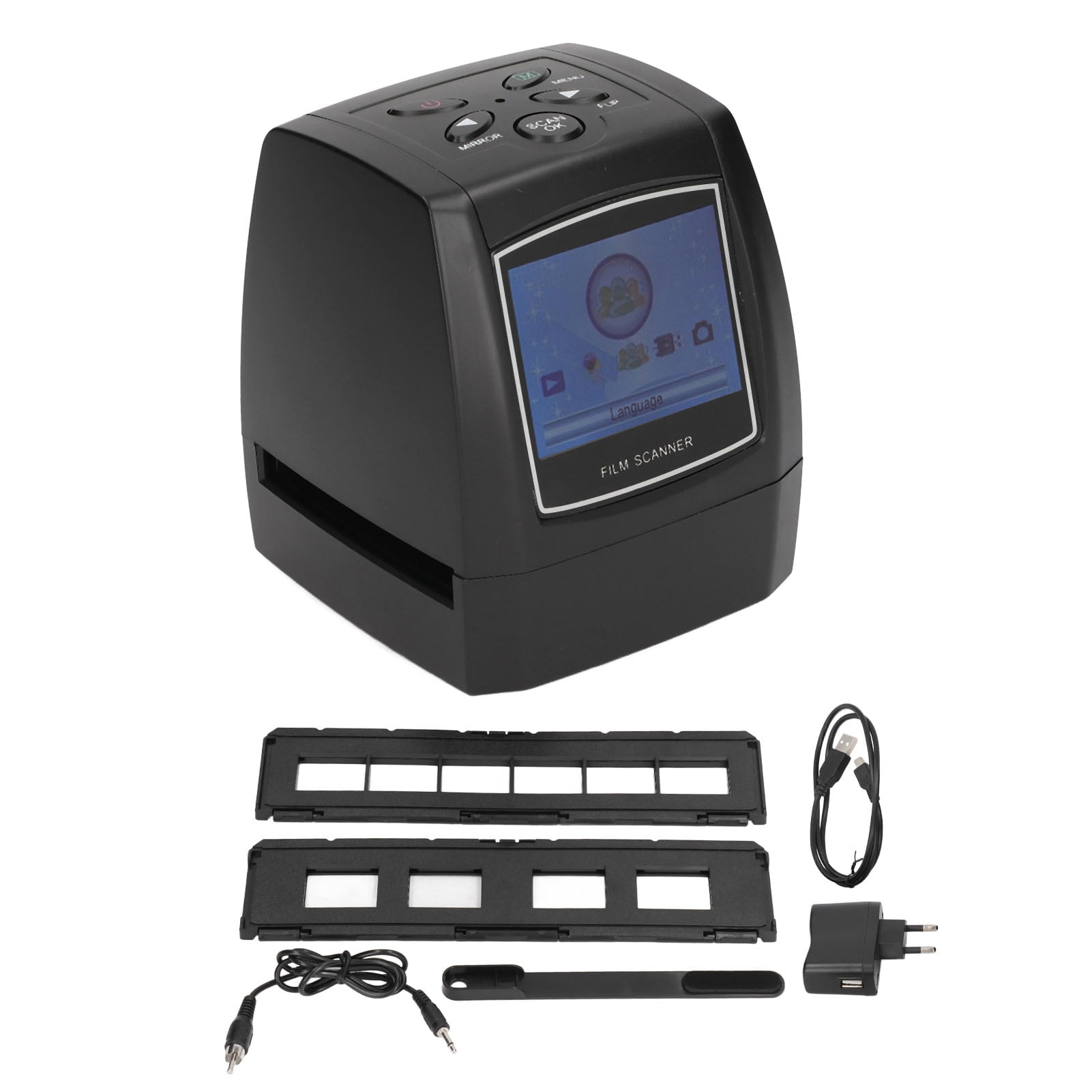 Film Slide Scanner 2.36in Color Screen USB MSDC Portable Digital Image ...