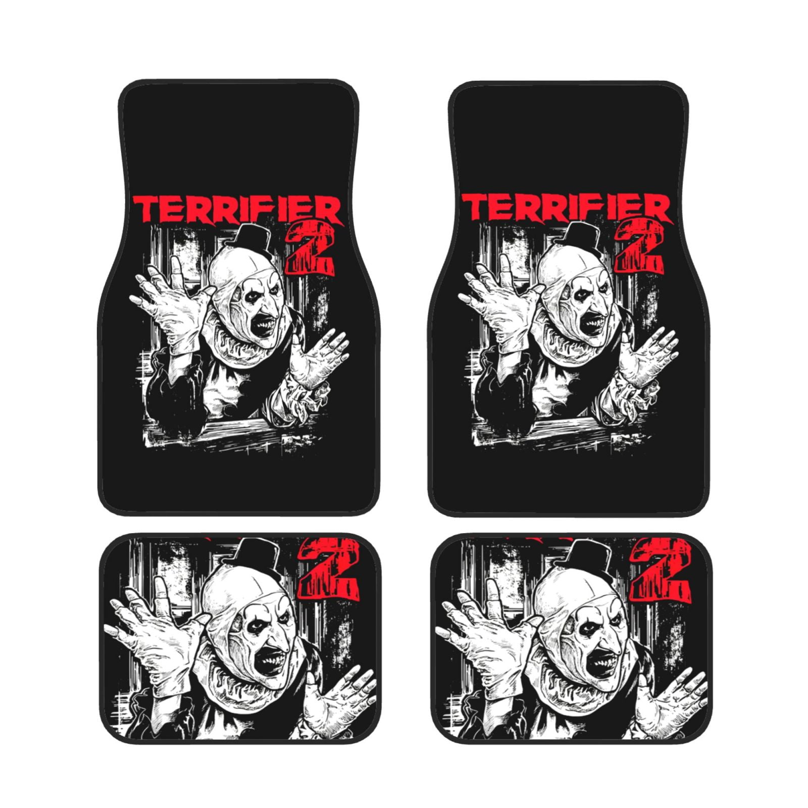 Film Terrifier 2 Car Floor Mat Set 4-Piece Front/Rear Auto Foot Mats ...