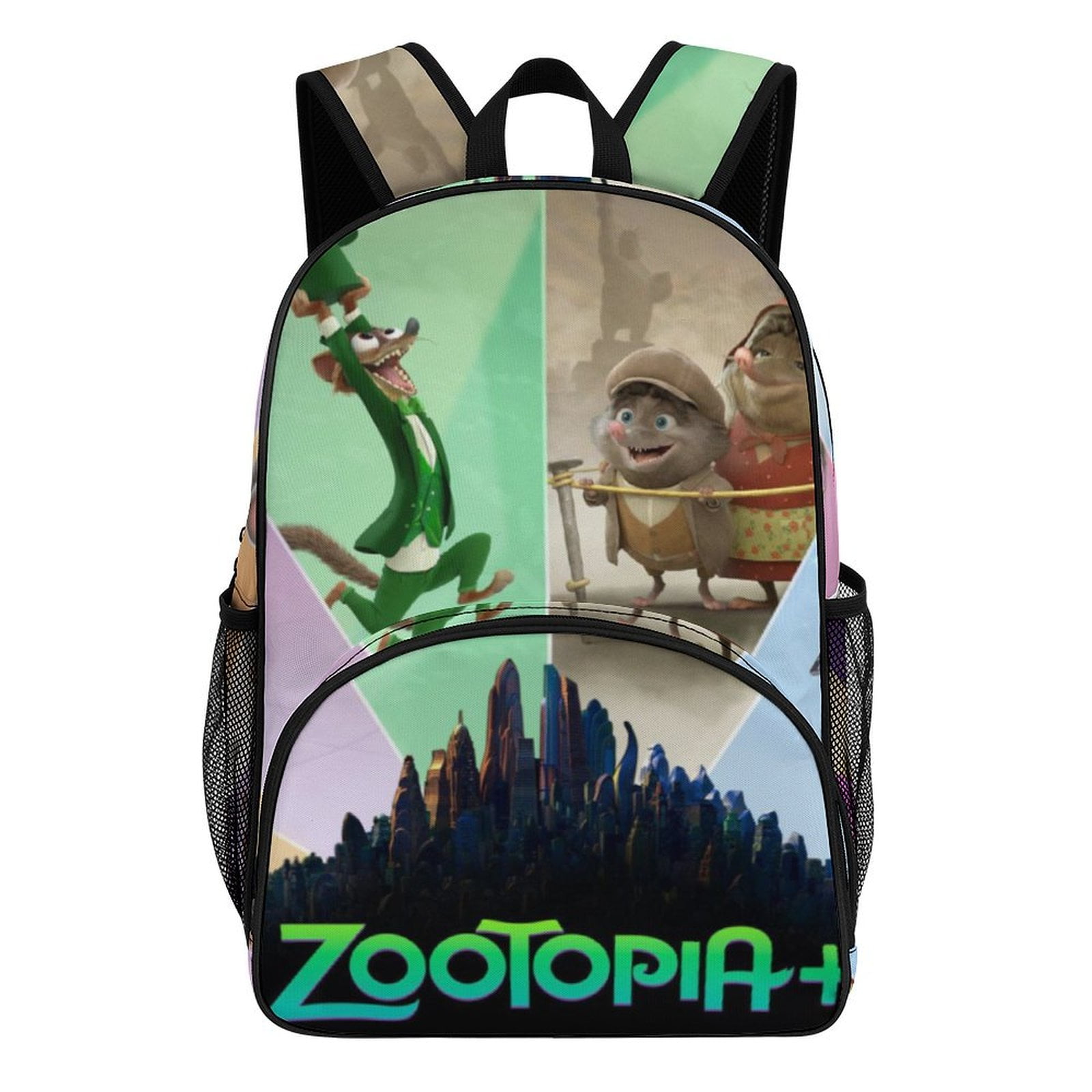 Film Zootopia Backpack Daypack Adjustable School Bag Student Bookbag ...
