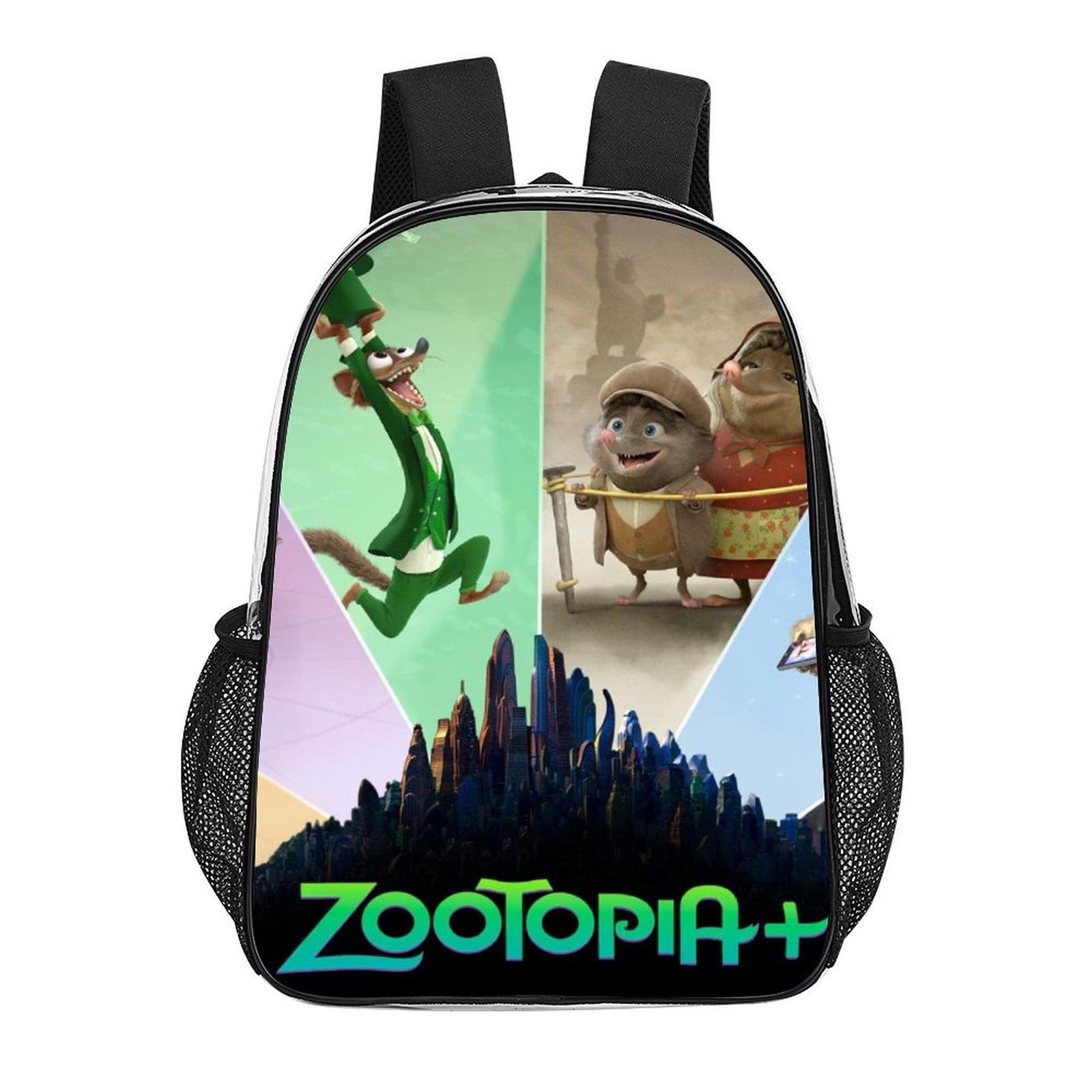 Film Zootopia Clear Backpack Transparent Bag 17 Inch Large Capacity ...