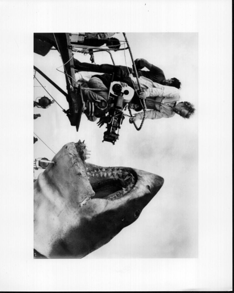 Filming Behind The Scenes Of Jaws Black And White Photo Print (8 x 10) - Item # MVM57888 ...