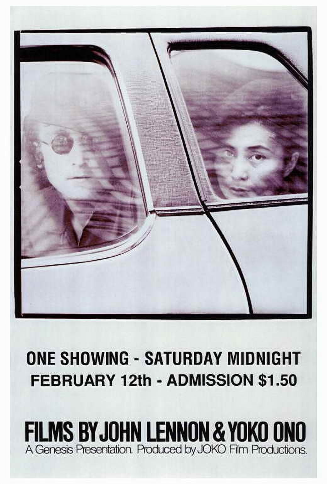 Films By John Lennon & Yoko Ono - movie POSTER (Style A) (27" x 40 ...