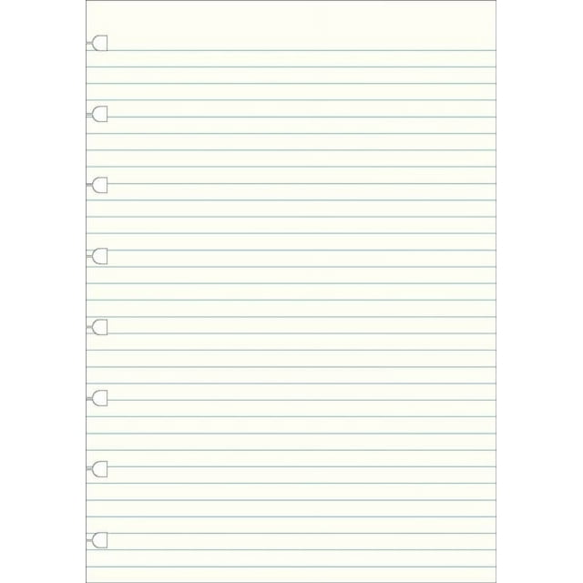 Filofax A5 Notebook Ruled Paper Refill - Walmart.com