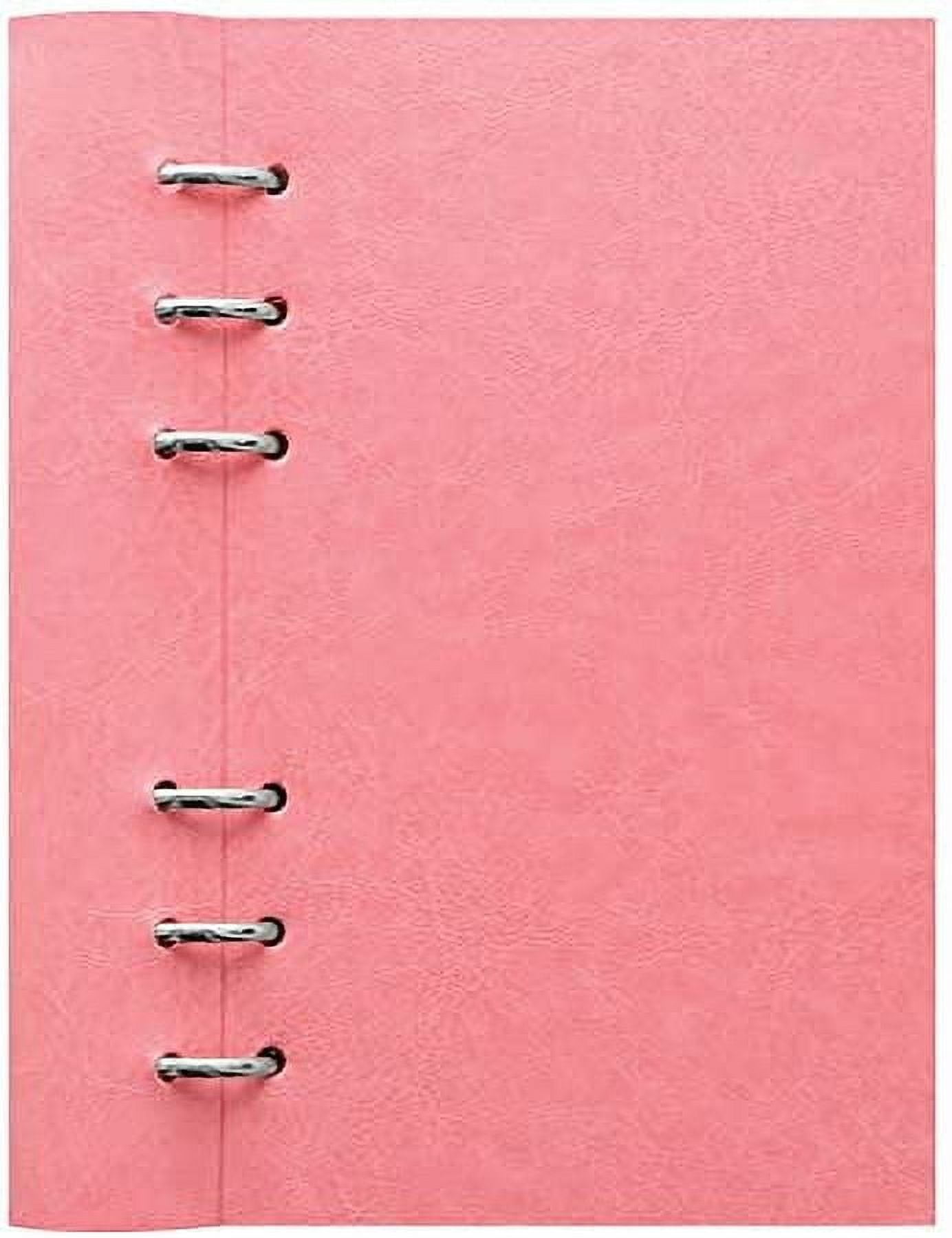 Filofax Clipbook, Classic Refillable Notebook, Rose Personal (6.75 x 3. ...