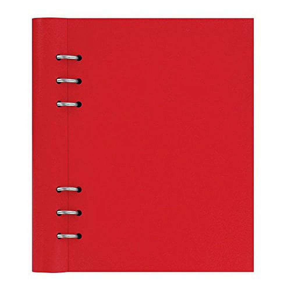 Filofax Clipbook, Poppy Leather-Look Cover, A5, 8-1/4 x 5-3/4 (B023615 ...