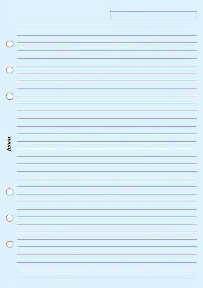 Filofax - Note paper - A5 - 25 sheets - white - ruled - 6 holes ...