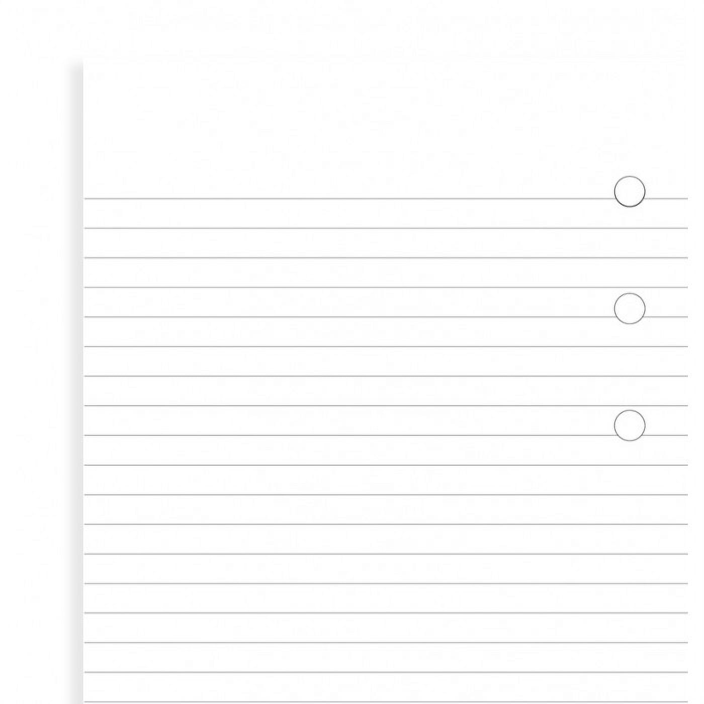Filofax - Papers Ruled - White - Notepad - Personal Size - Walmart.com