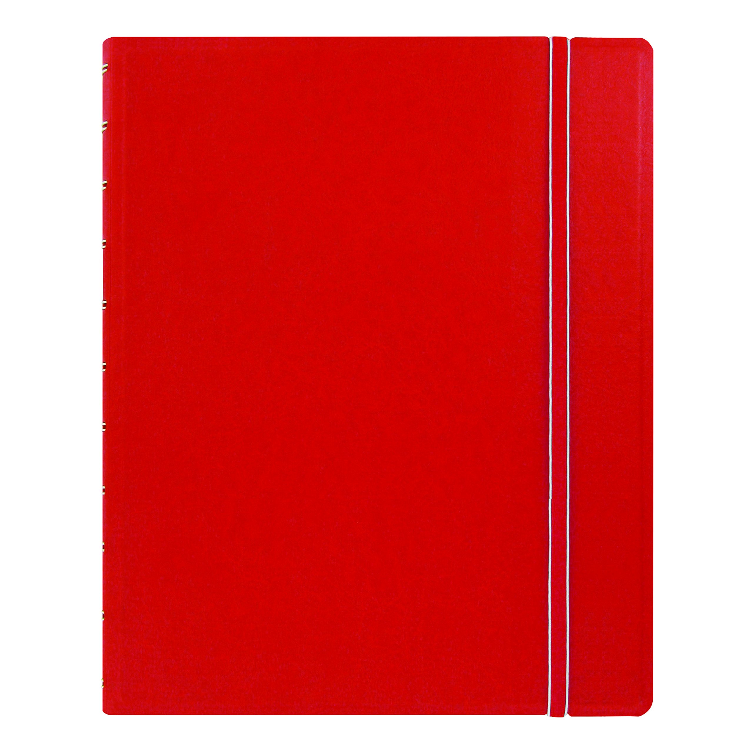 Filofax REFILLABLE NOTEBOOK CLASSIC, 10.8" x 8.5" Red - Elegant leather ...