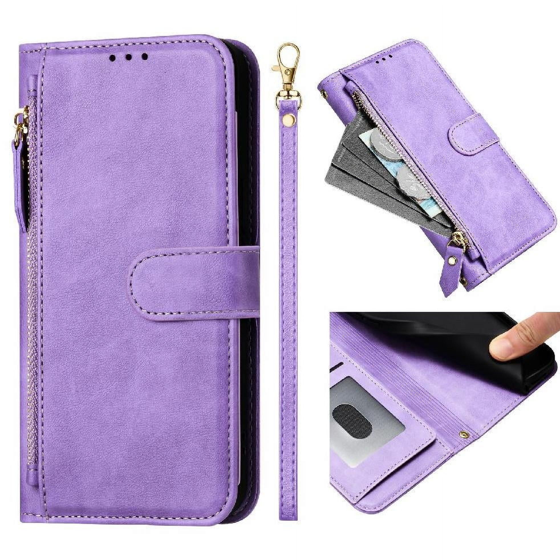 Filp Case for Samsung Galaxy A52S 5G Zipper Pocket Magnetic Flip Wallet ...