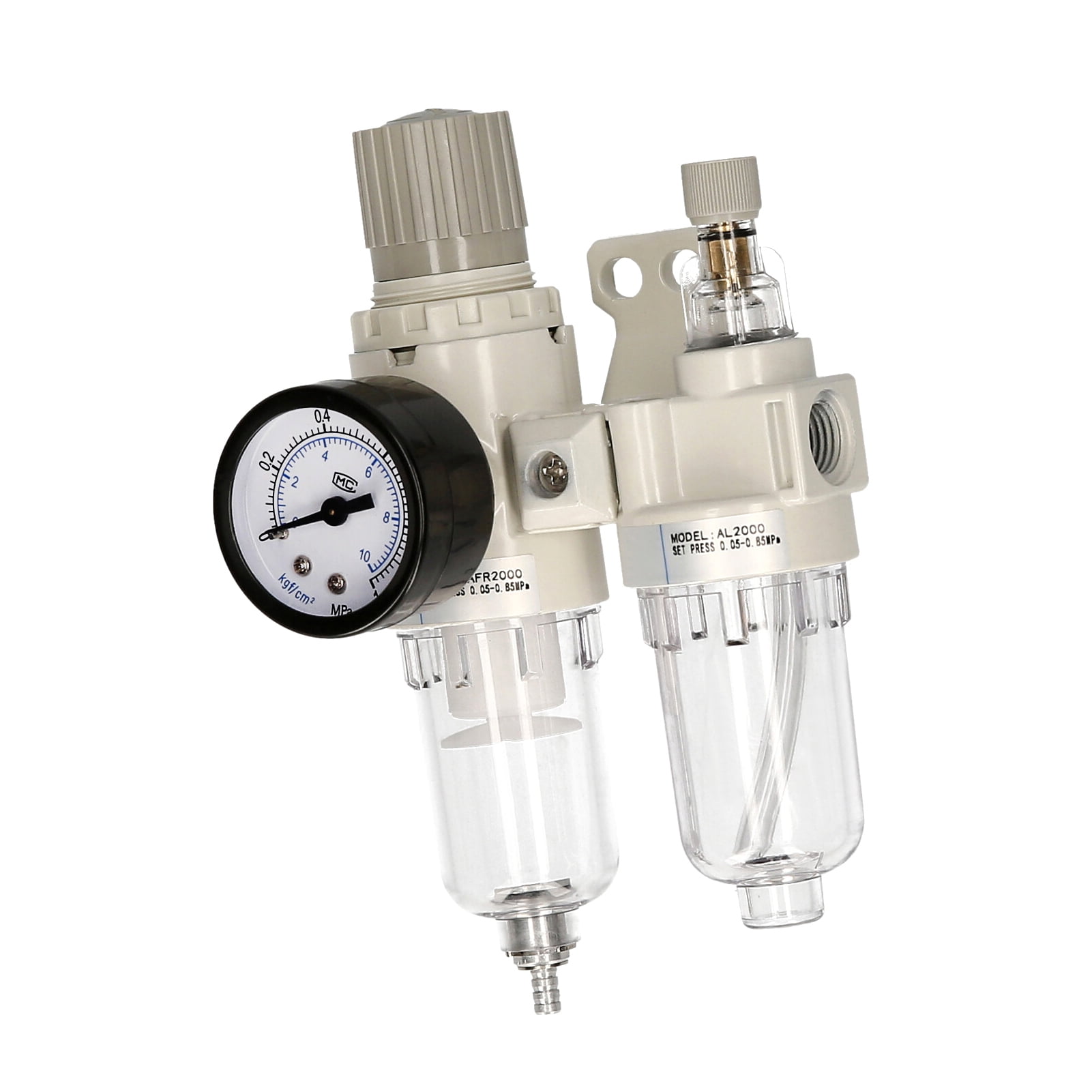 Filter 1/4'' PT Air Filter Pressure Regulator Combo AFC2000 Water Oil ...